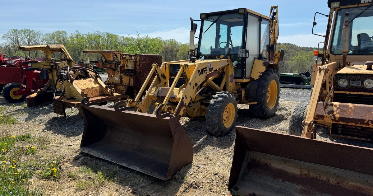 1987 MF 60H tractor loader backhoe at Baker and Sons Equip